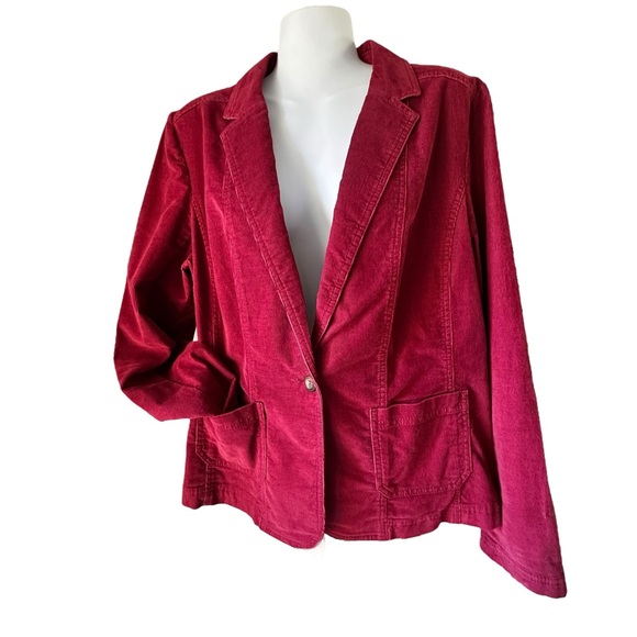 Amber Sun | Jackets & Coats | Amber Sun Berry Colored Stretchy Corduroy ...